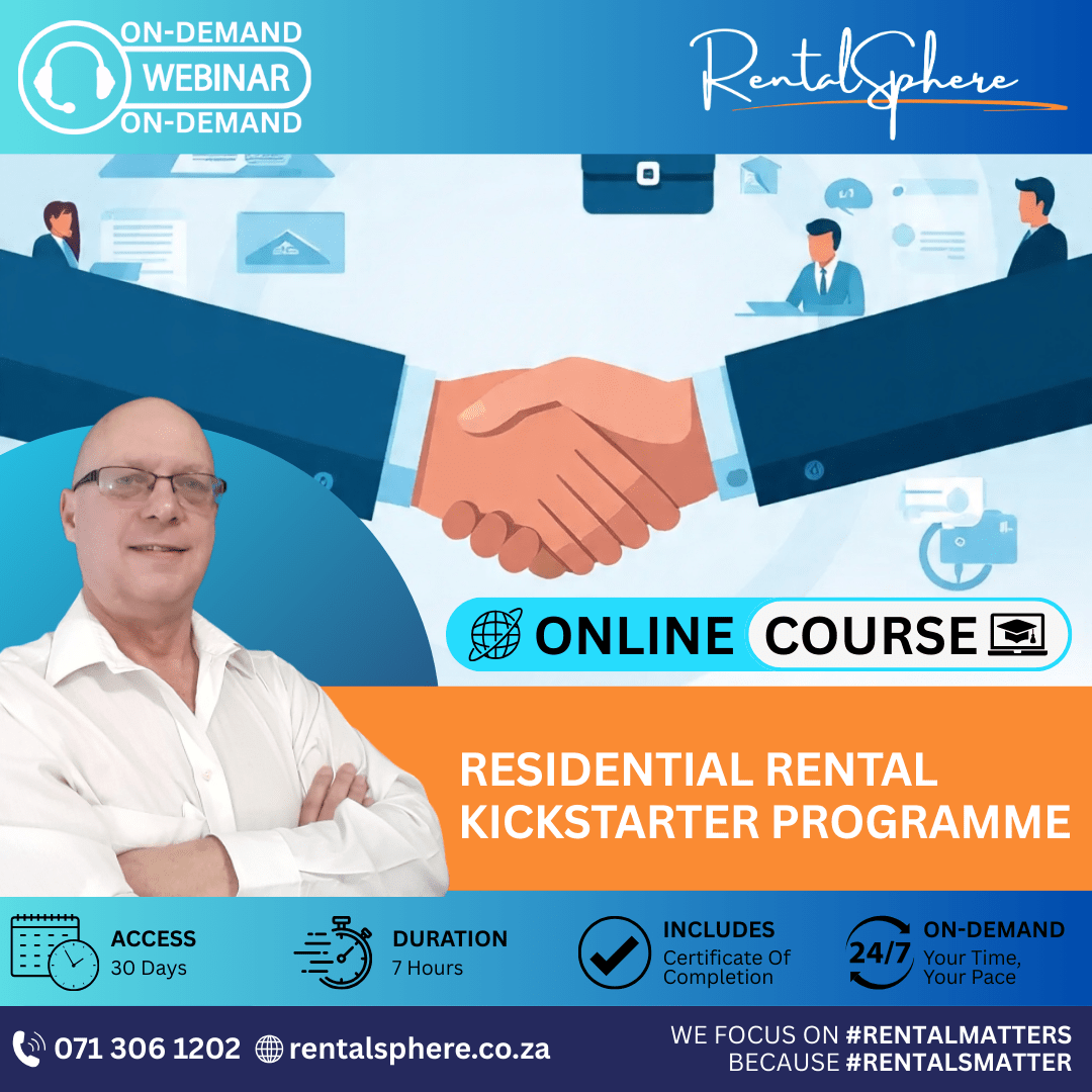 Residential Rentals Kickstarter Course For Newbies (RS100) - RentalSphere
